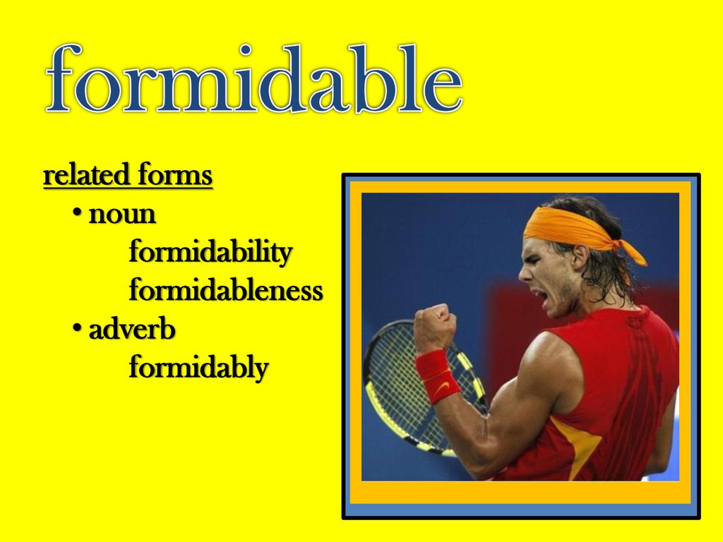 formidable adjective ppt download